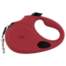 Tug 360° Knoopvrije Rollijn Met Dispenser - Hondenriem - 5 m Rood Tot
